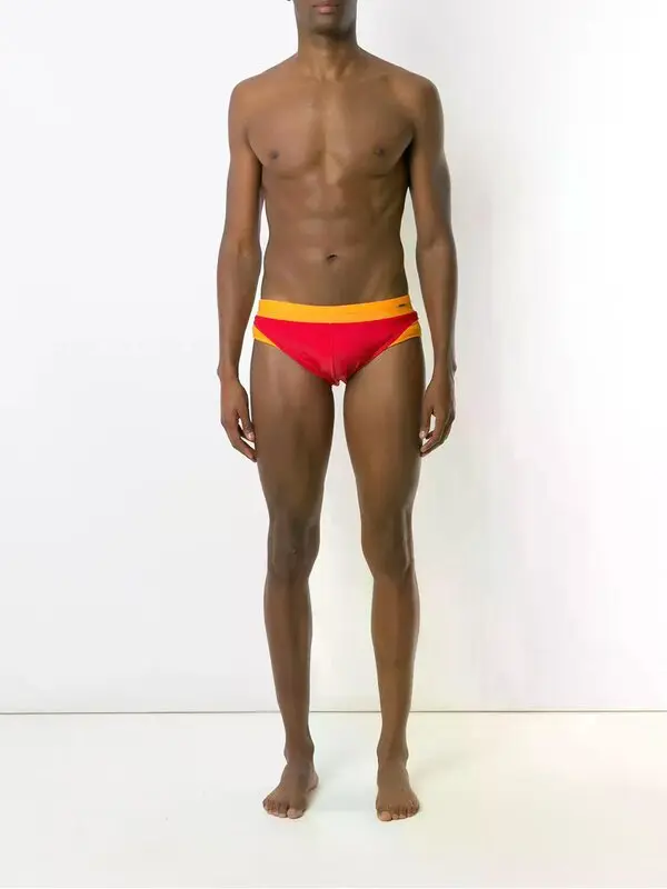 AMIR SLAMA Colour-block Swimming Trunks