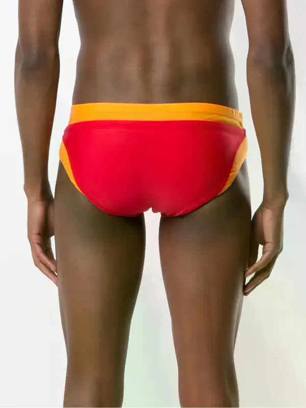 AMIR SLAMA Colour-block Swimming Trunks