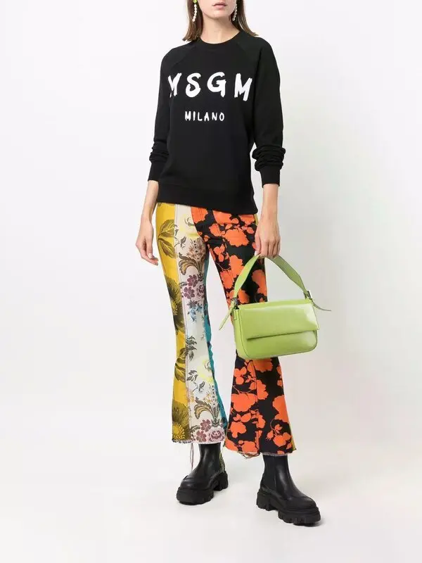 MSGM Logo-print Sweatshirt - Black