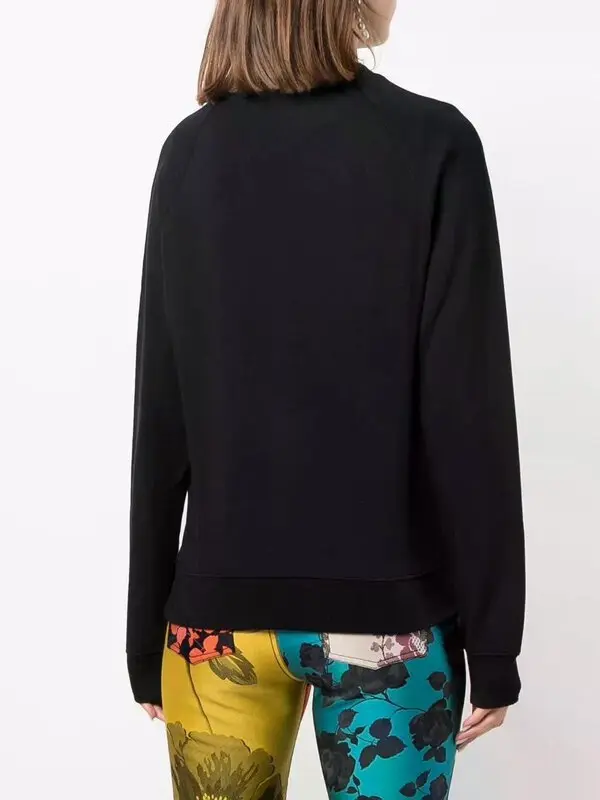 MSGM Logo-print Sweatshirt - Black