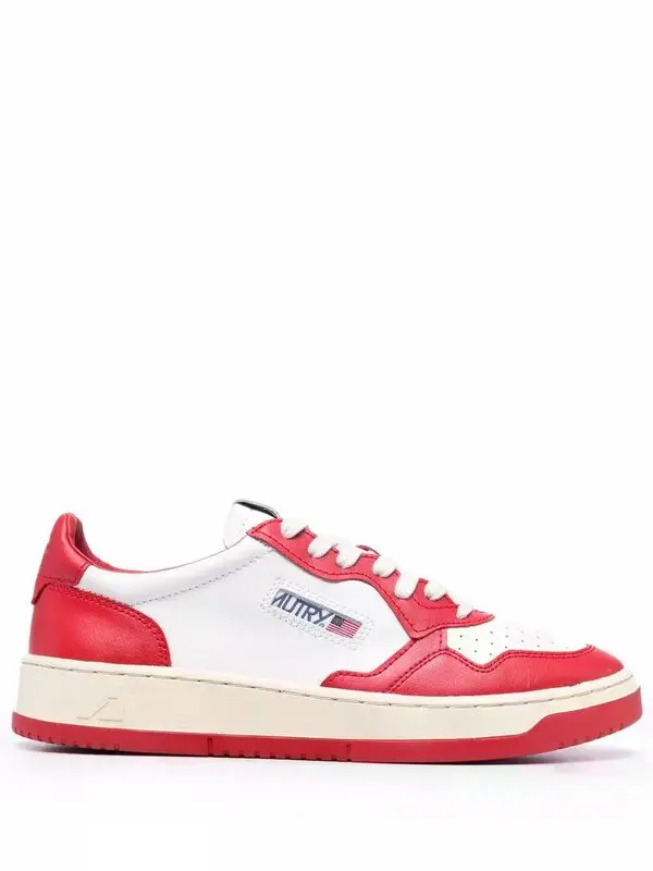 AUTRY Leather Perforated Sneakers - White