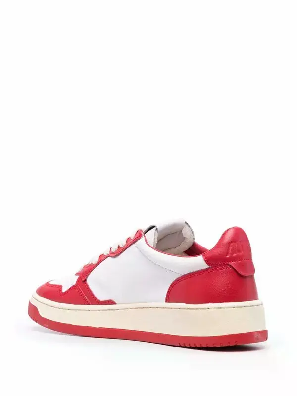 AUTRY Leather Perforated Sneakers - White