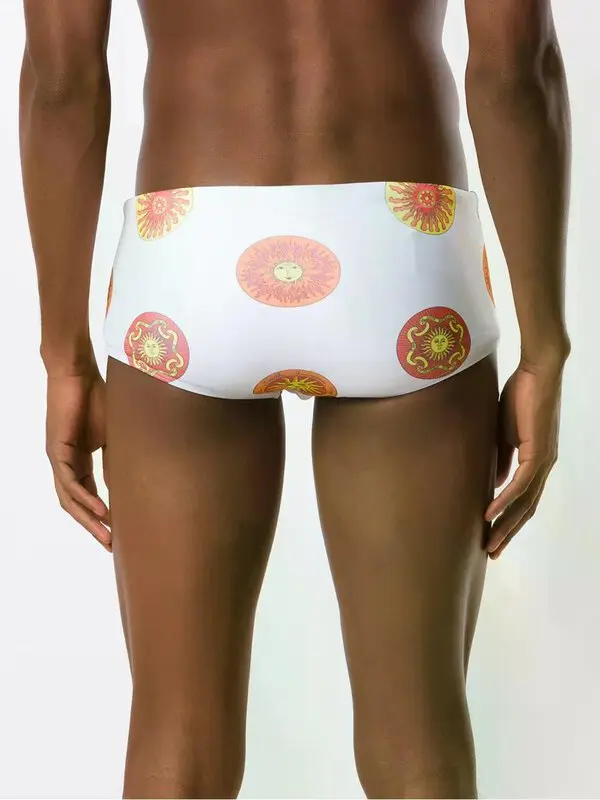 AMIR SLAMA Print Sol Swimming Trunks