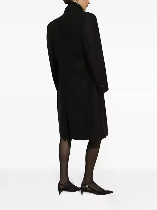 Dolce & Gabbana Pinstripe Virgin Wool Midi Skirt
