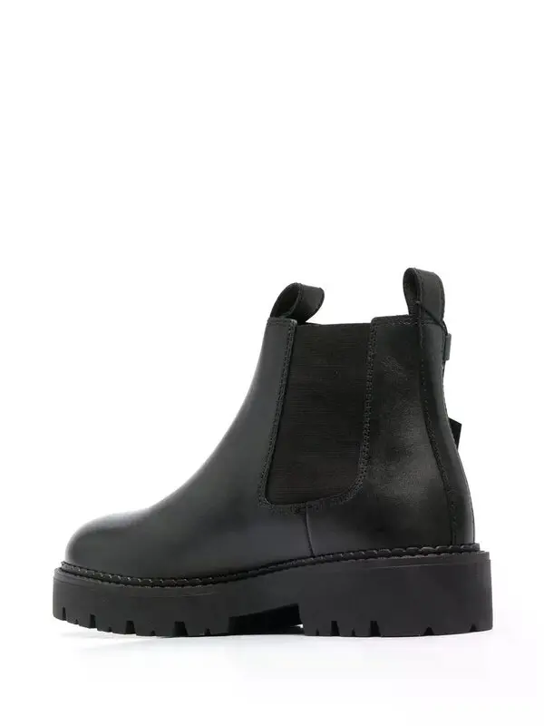 Tommy Hilfiger 40mm Logo-patch Leather Boots