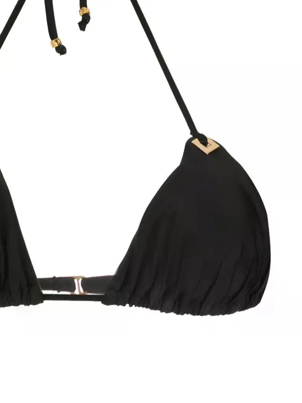 AMIR SLAMA Textured Triangle Bikini Set