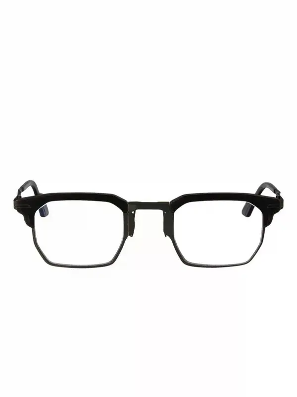 MOVITRA Square Frame Eyeglasses - Black