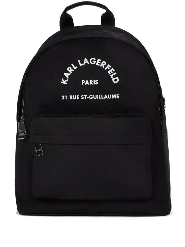 Karl Lagerfeld Rue St-guillaume Backpack - Black