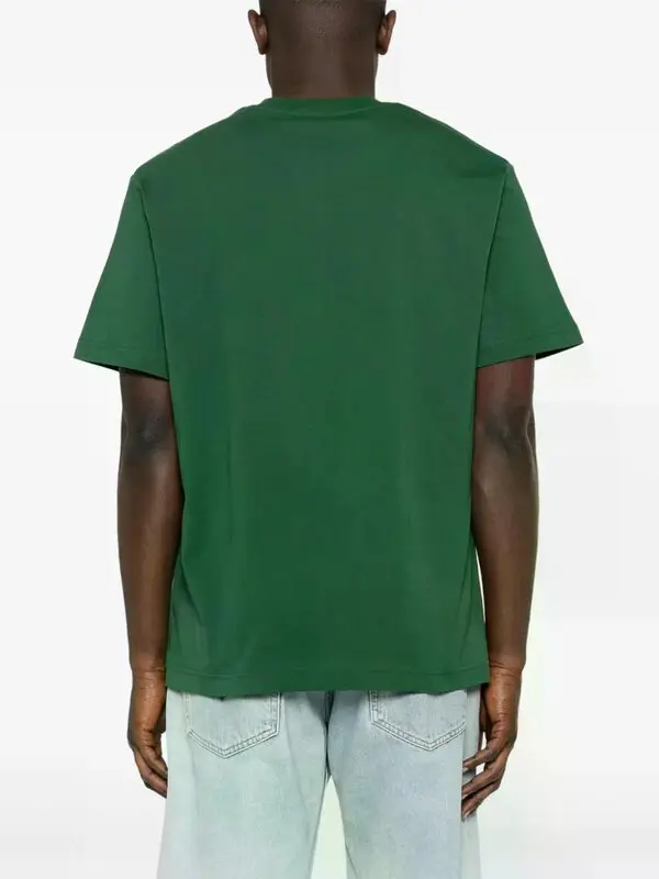 Lacoste Logo-patch Cotton T-shirt - Green