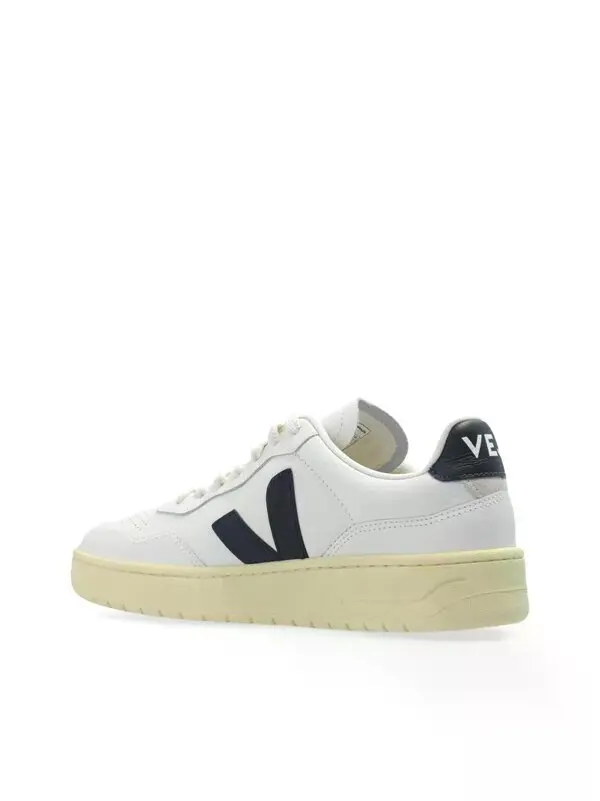 VEJA V-90 Chromefree Leather Sneakers - White