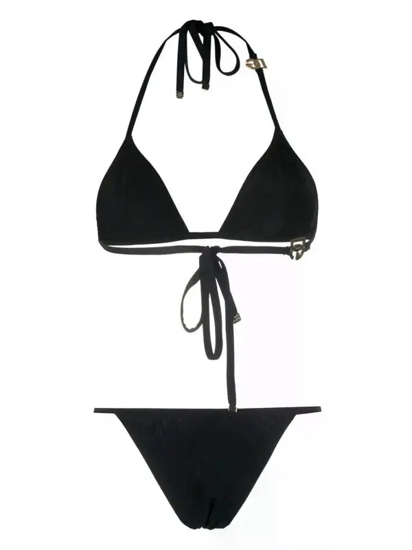 Dolce & Gabbana Dg-logo Triangle Bikini Set