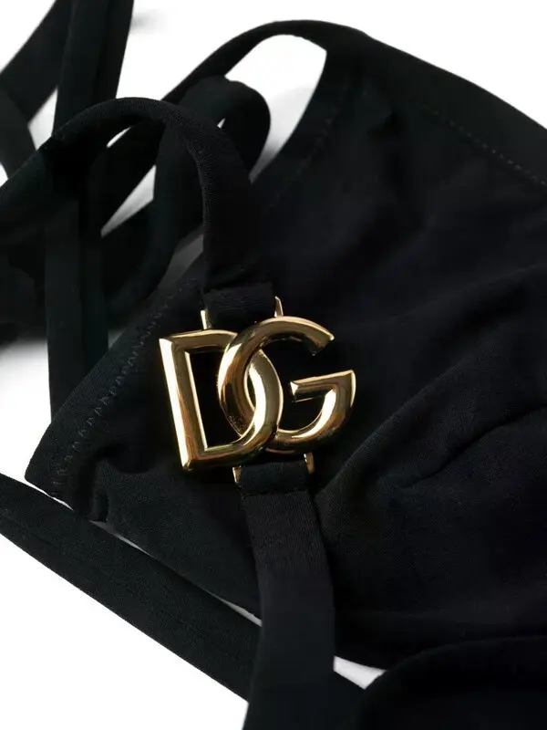 Dolce & Gabbana Dg-logo Triangle Bikini Set