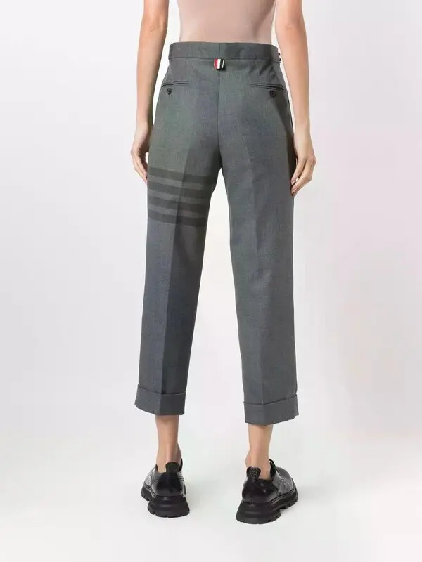 Thom Browne 4-bar Cropped Trousers