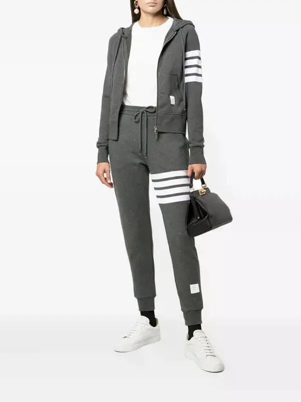 Thom Browne 4-bar Stripe Track Pants - Grey