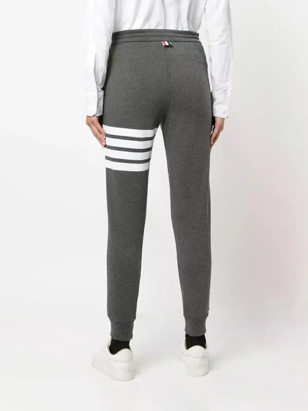 Thom Browne 4-bar Stripe Track Pants - Grey