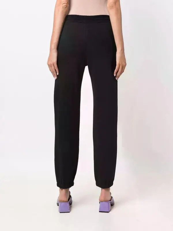 MSGM Cotton Logo Detail Jersey Sweatpants