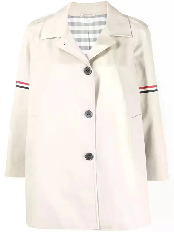 Thom Browne Single-breasted Short Coat