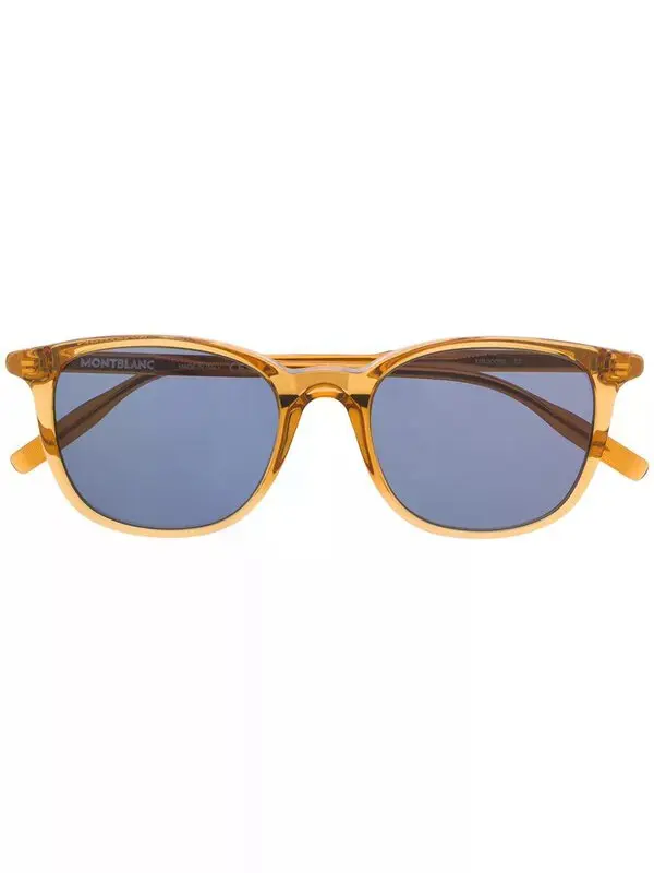 Montblanc Square Framed Sunglasses - Yellow