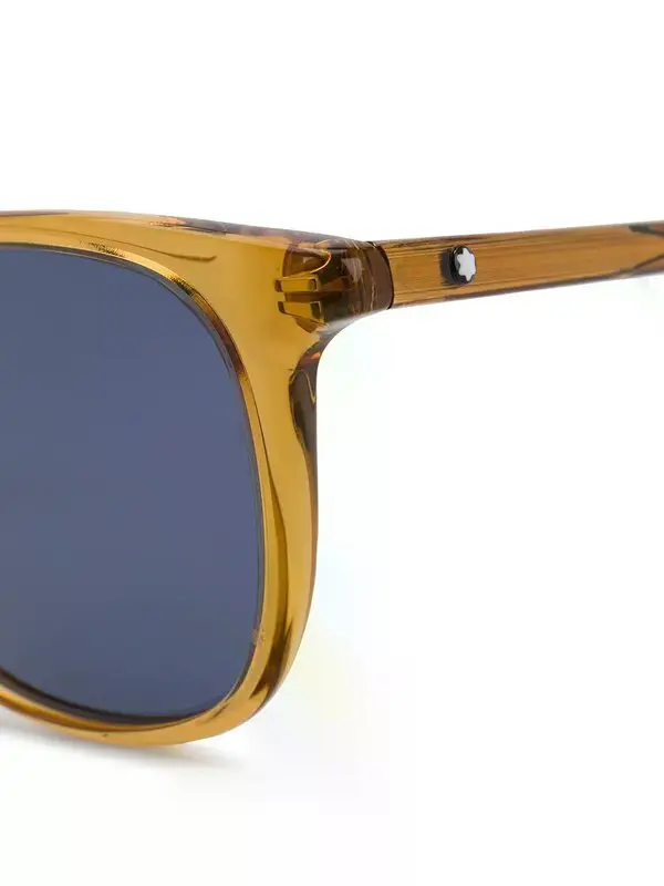 Montblanc Square Framed Sunglasses - Yellow