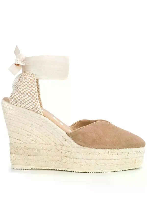 Manebí Hamptons Wedge Espadrilles - Neutrals