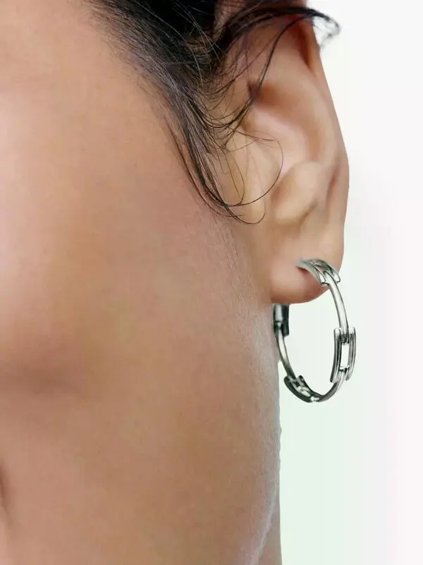 Monica Vinader Medium Link Earrings