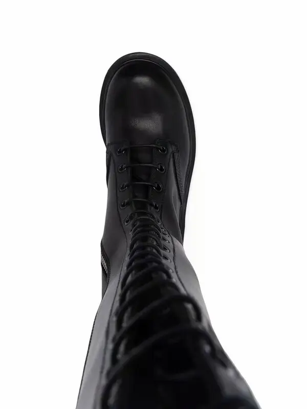 Premiata Striped Knee-high Boots
