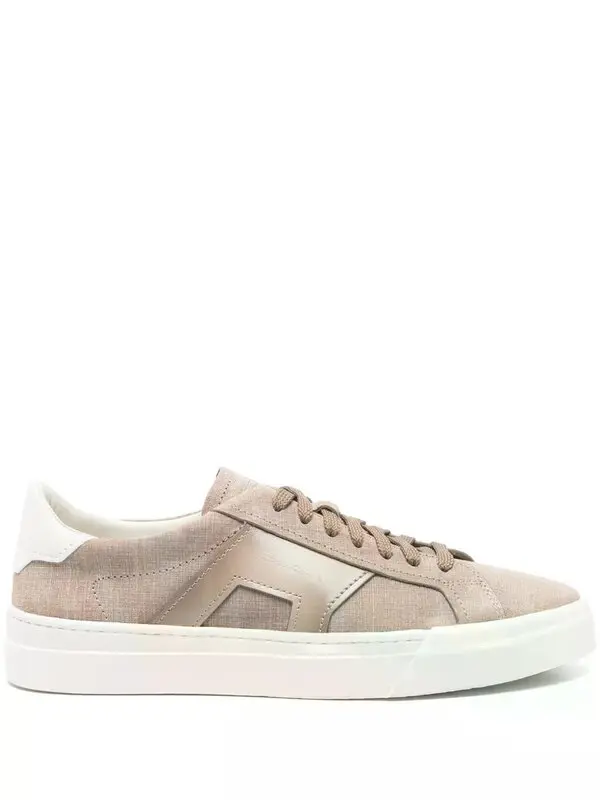 Santoni Panelled Sneakers