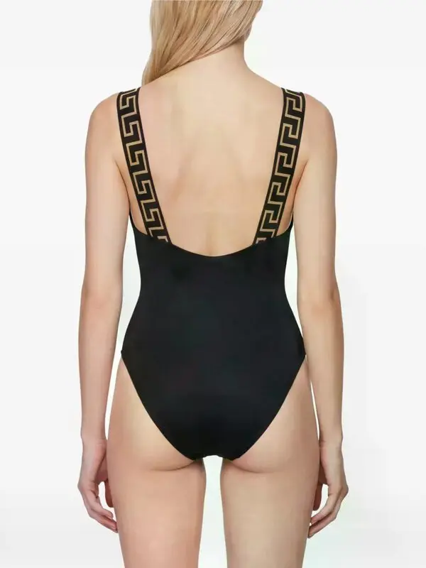 Versace Greca Border One-piece Swimsuit