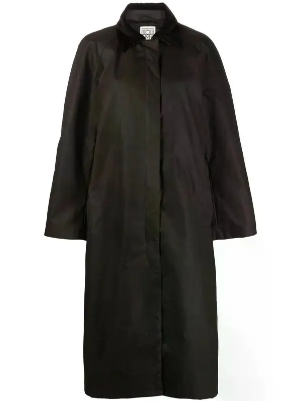 TOTEME Country Cotton Coat - Black
