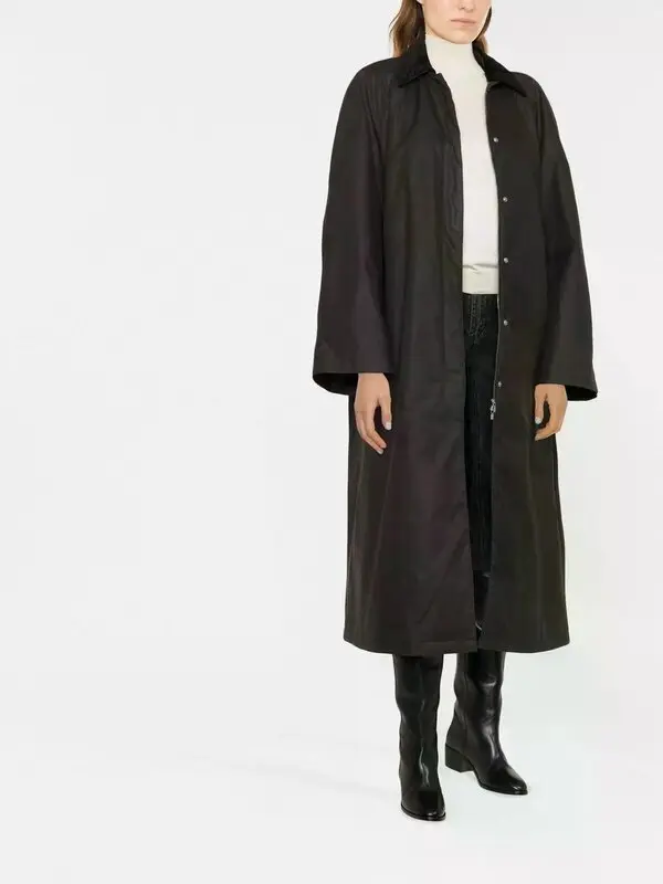 TOTEME Country Cotton Coat - Black