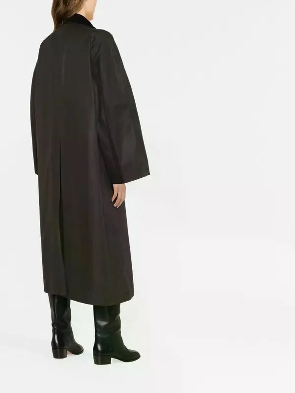TOTEME Country Cotton Coat - Black