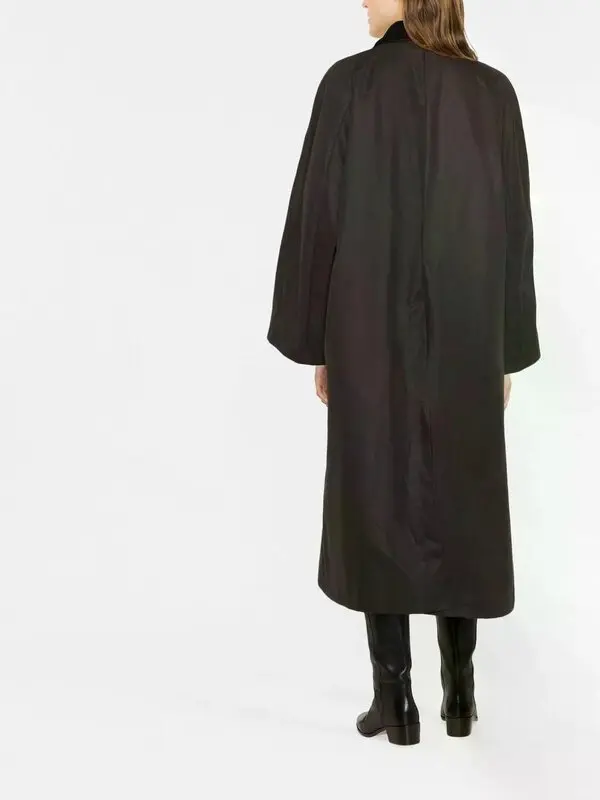 TOTEME Country Cotton Coat - Black