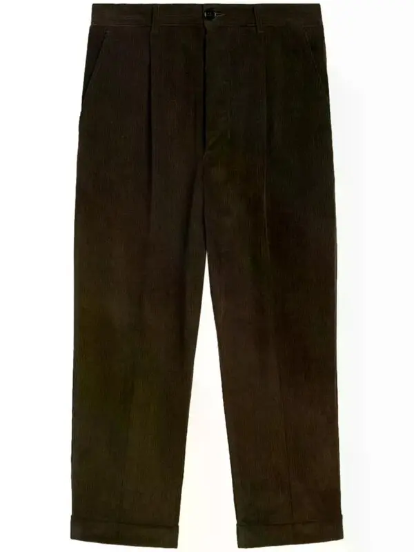 AMI Paris Tapered-leg Corduroy Trousers