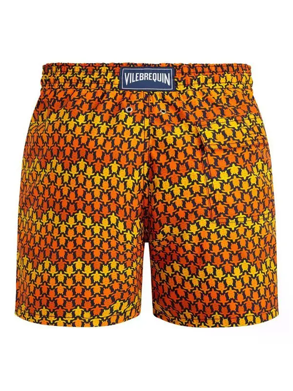 Vilebrequin Herringbones Turtles Swim Shorts