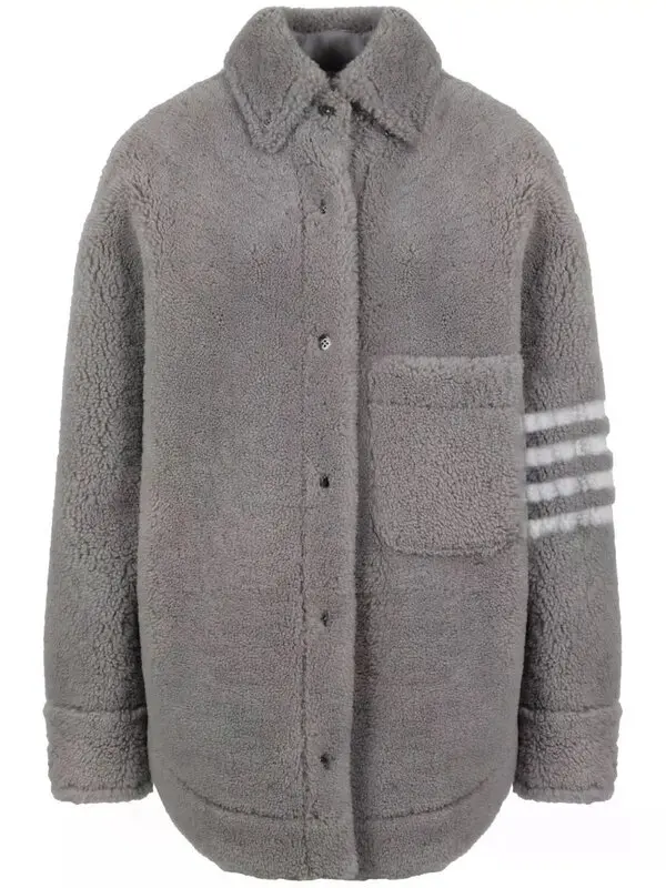 Thom Browne 4-bar Oversized Shirt Jacket