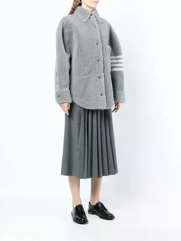 Thom Browne 4-bar Oversized Shirt Jacket