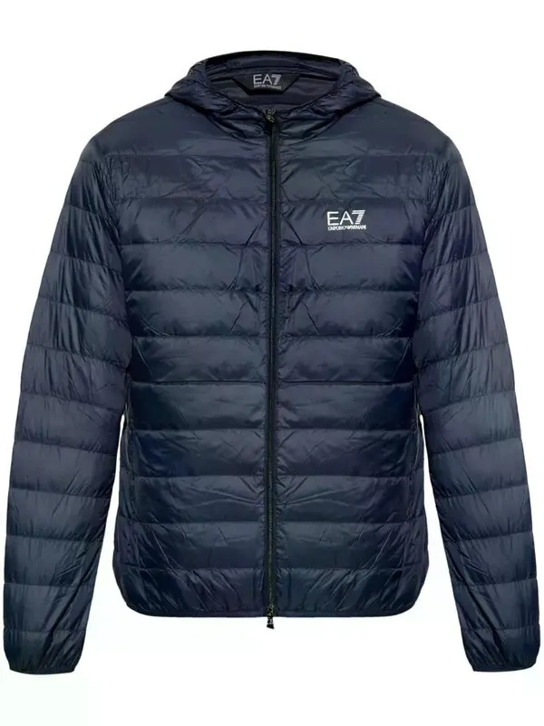 EA7 Logo-print Padded Jacket