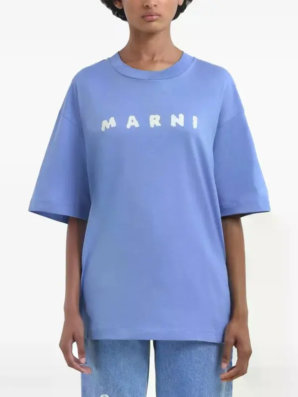 Marni Logo-print Cotton T-shirt