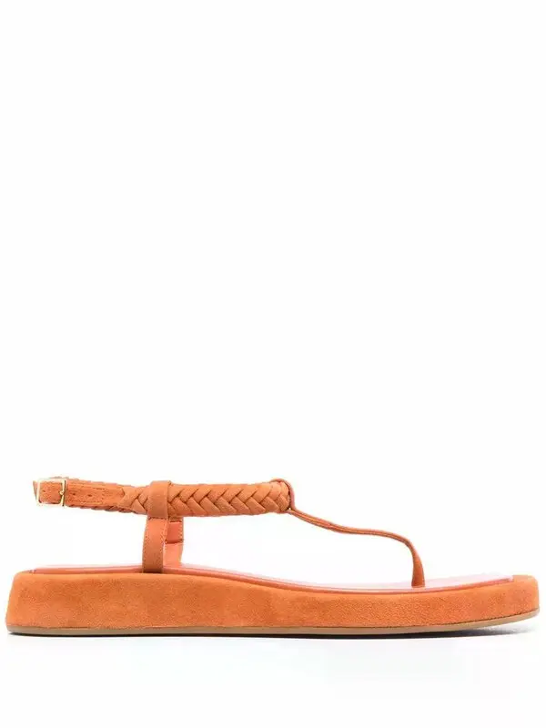 GIABORGHINI Rosie Flat Sandals - Orange