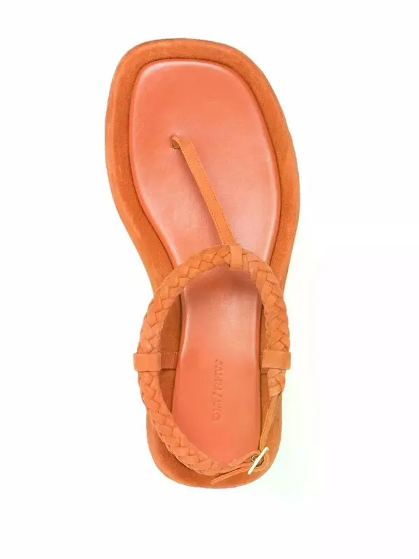 GIABORGHINI Rosie Flat Sandals - Orange