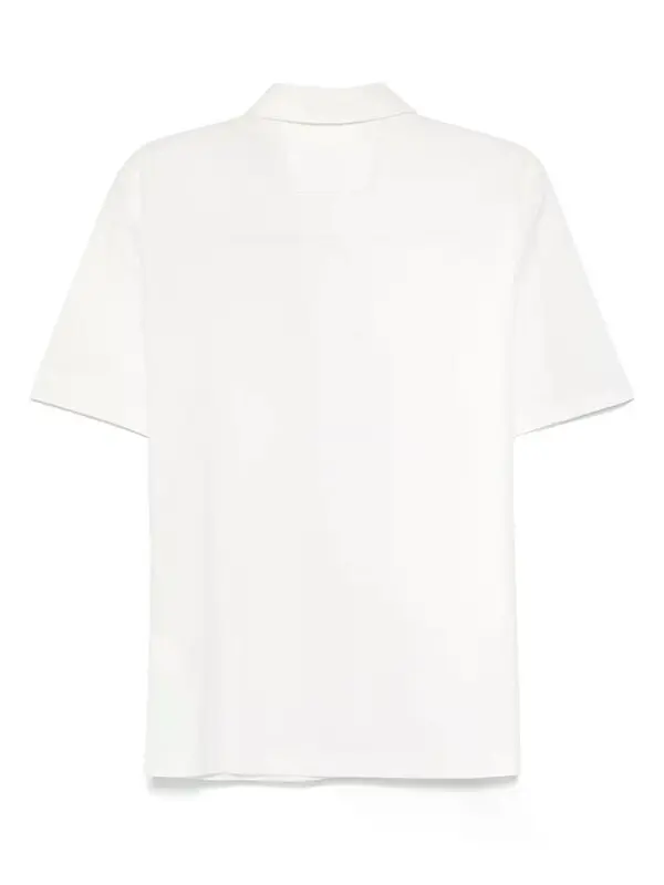 C.P. COMPANY Logo-appliqué Polo Shirt
