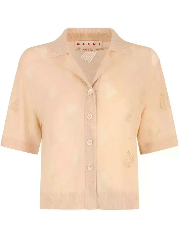 Marni Wool-silk Shirt - Neutrals