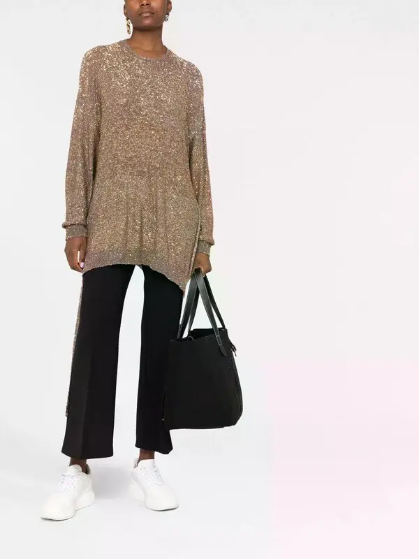 Stella McCartney Sequinned Side-tie Jumper