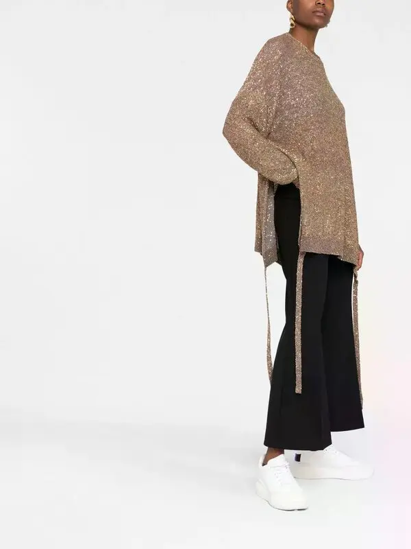 Stella McCartney Sequinned Side-tie Jumper