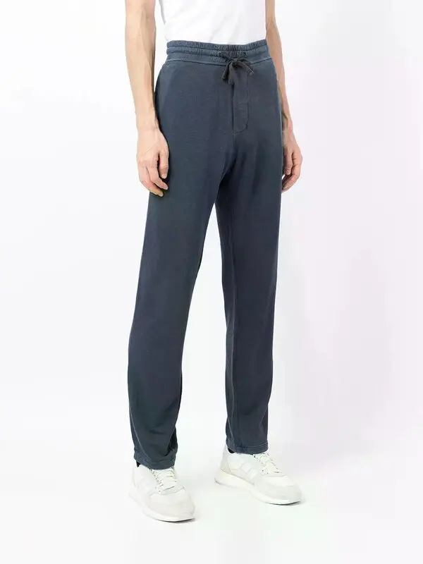 JAMES PERSE Drawstring Fleece Sweatpants - Blue