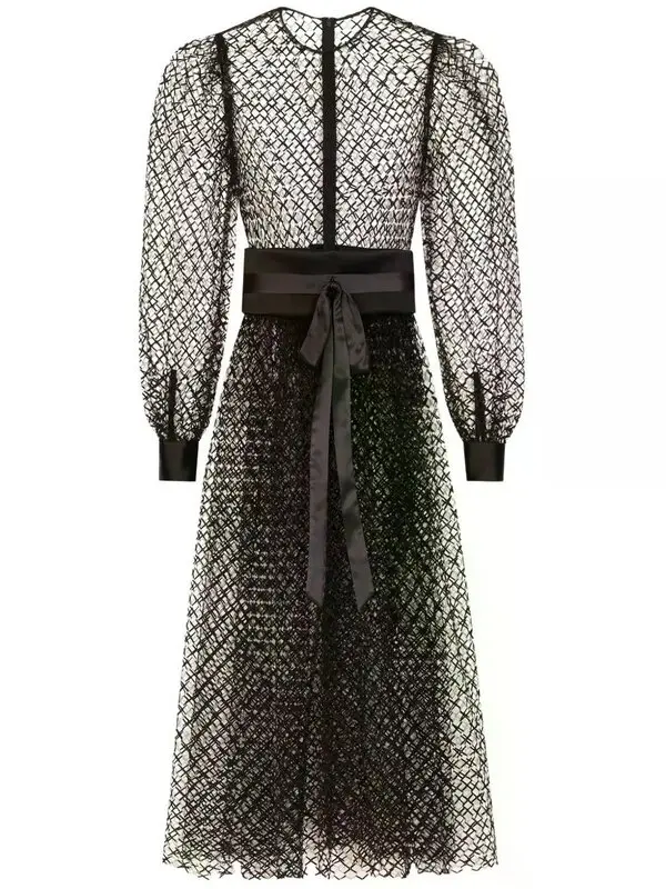 Dolce & Gabbana Mesh Dress - Black