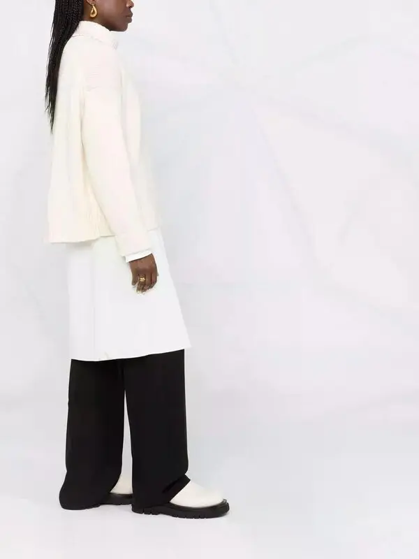 JIL SANDER Roll Neck Knitted Jumper - Neutrals