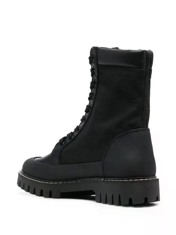 Tommy Hilfiger Logo-stamp Lace-up Boots