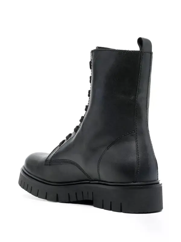 Tommy Hilfiger Lace-up Leather Ankle Boots