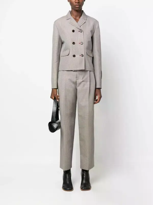 Marni Pleated Cropped Trousers
